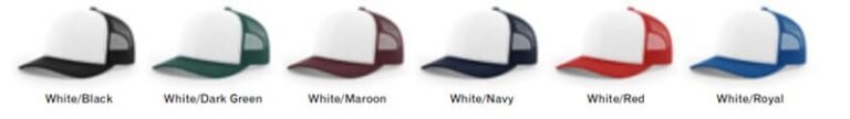 Richardson 112 Hat Colors - Trucker Hat - Sumkcaps