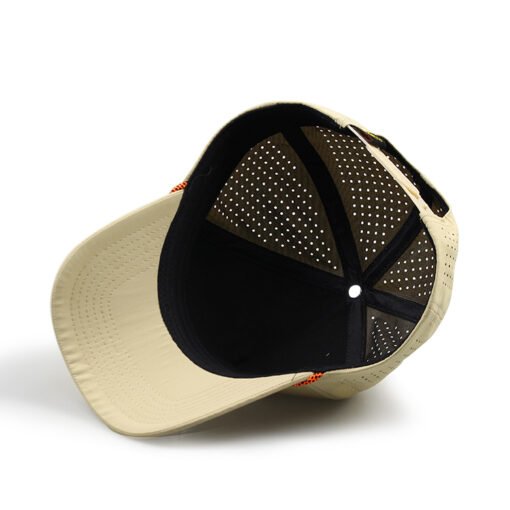 Tan Perforated Golf Rope Hats Wholesale