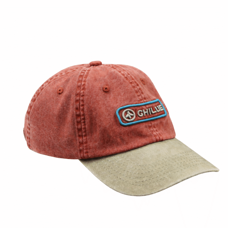 Six Panel Two-Tone 3D Embroidered Dad Hat- Sumkcaps
