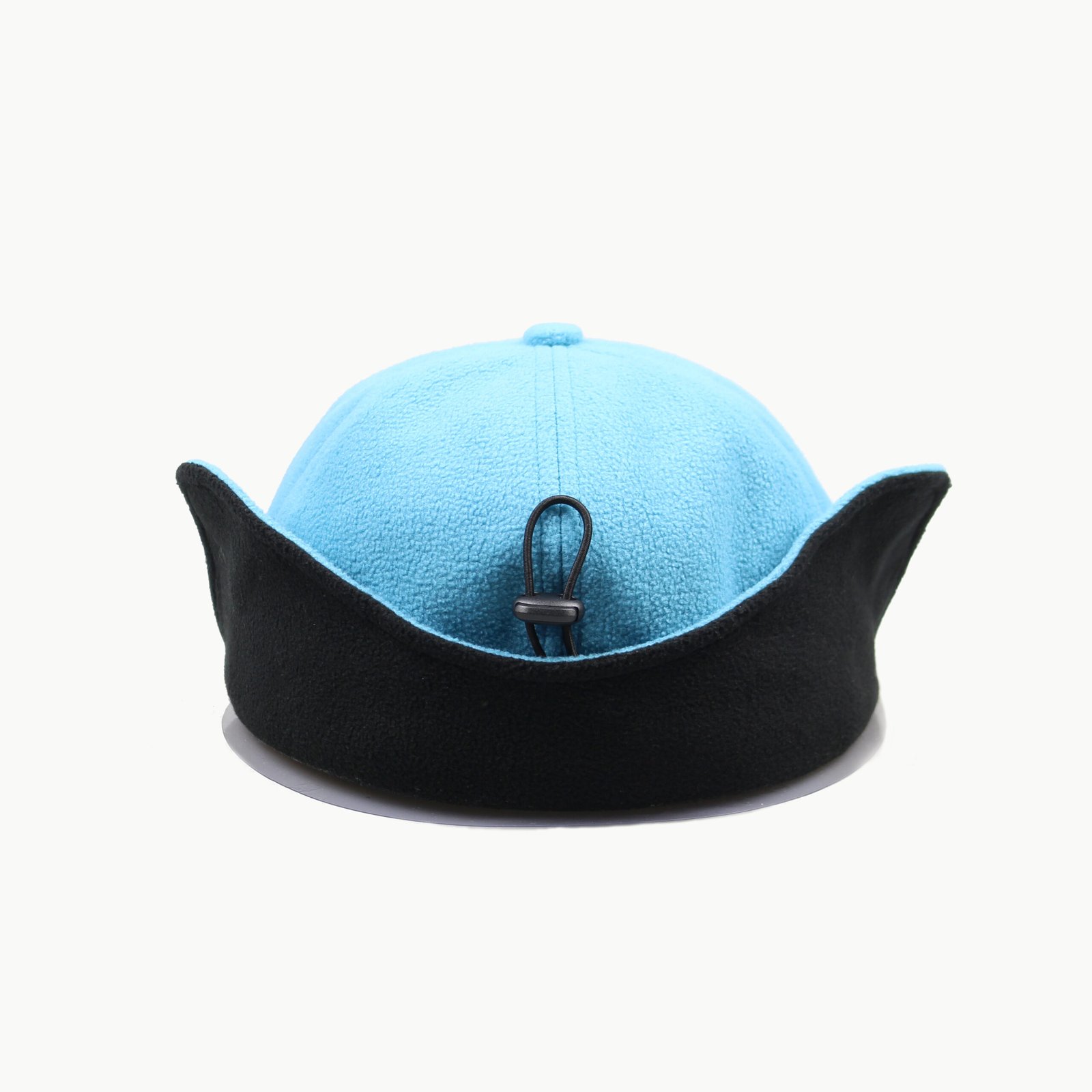 Custom Blue Polar Fleece Trapper Hat - Sumkcaps